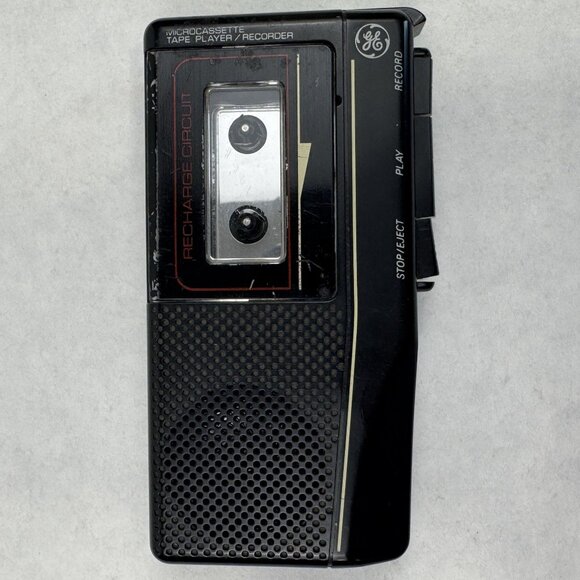 GE | Other | Ge Microcassette Tape Player Recorder 3537b Recharge ...